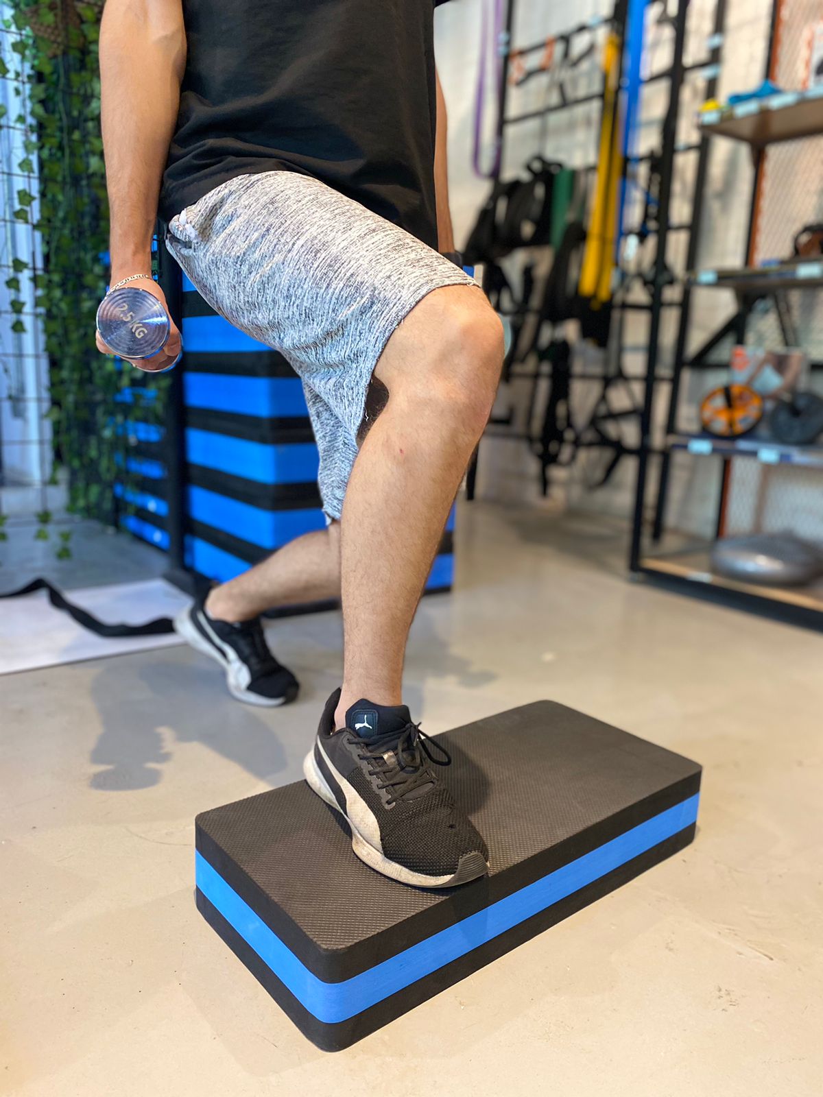 Step em Eva 60x28x10cm - Azul - Casa do Médico