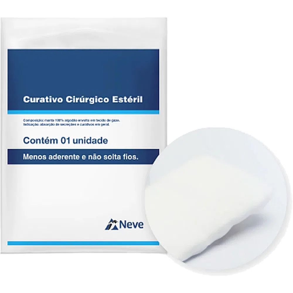 Compressa Curativo Cirurgico Algodonado Esteril BSN Neve - Casa do Médico