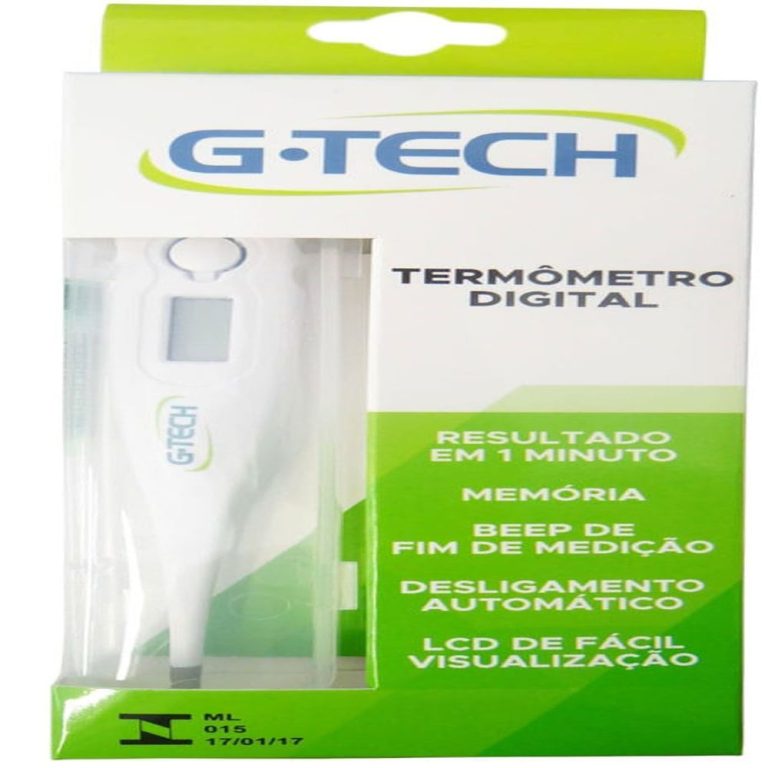 Termômetro Digital Clinico Gtech - Casa do Médico