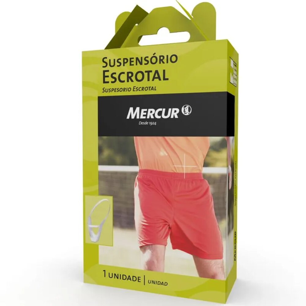 Suspensorio Escrotal Anatomico e Versatil - Mercur - Casa do Médico