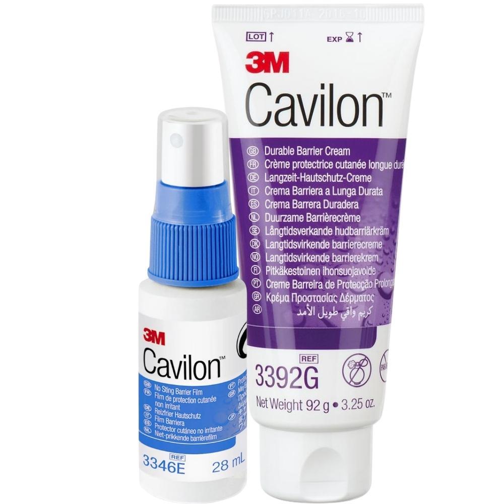 Kit Cavilon Creme Barreira 92g + Spray 28ml Sem Ardor - 3M - Casa do Médico
